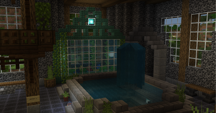 Spa (+village) showcase Minecraft Map