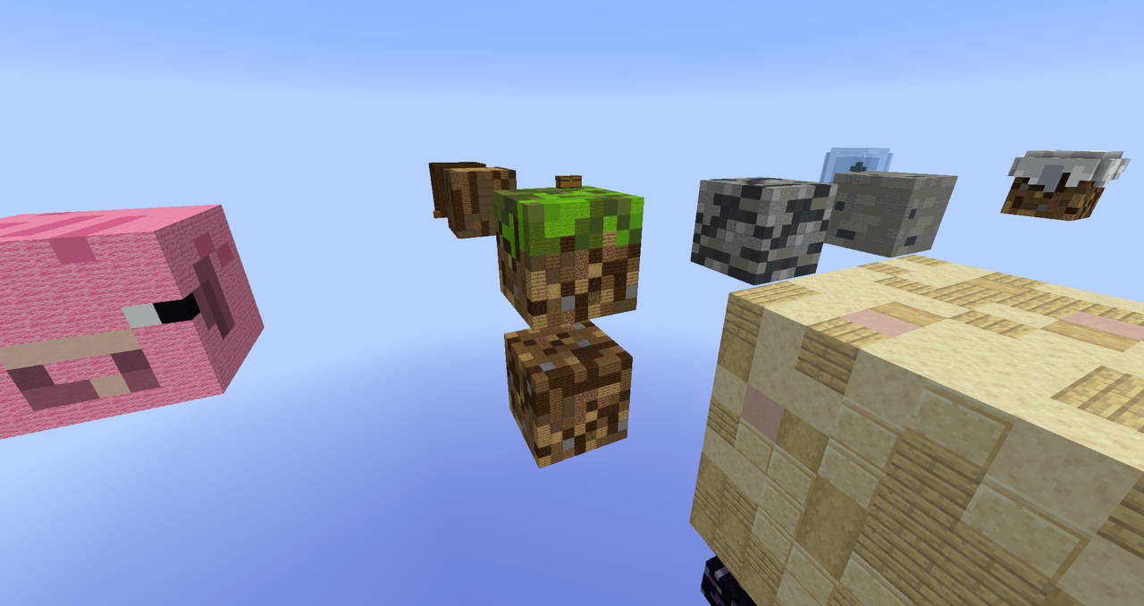 Mob Head Survival Minecraft Map