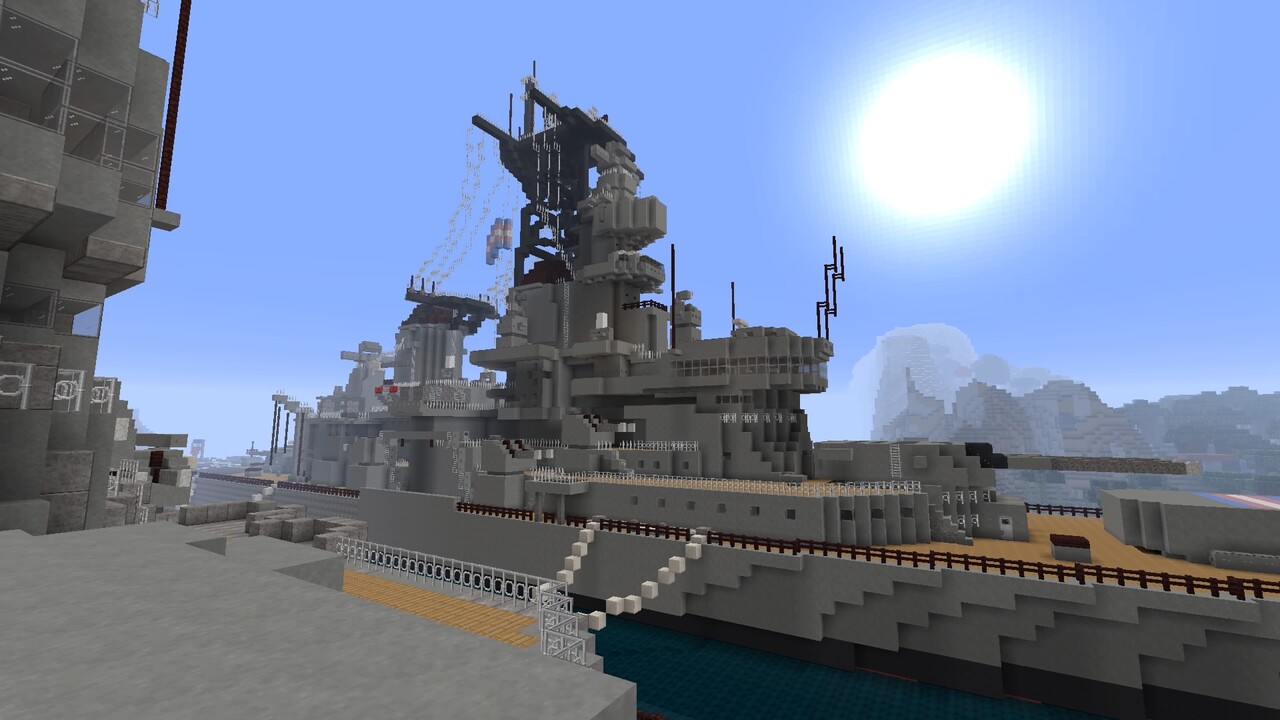 Iowa Class Battleships Minecraft Map