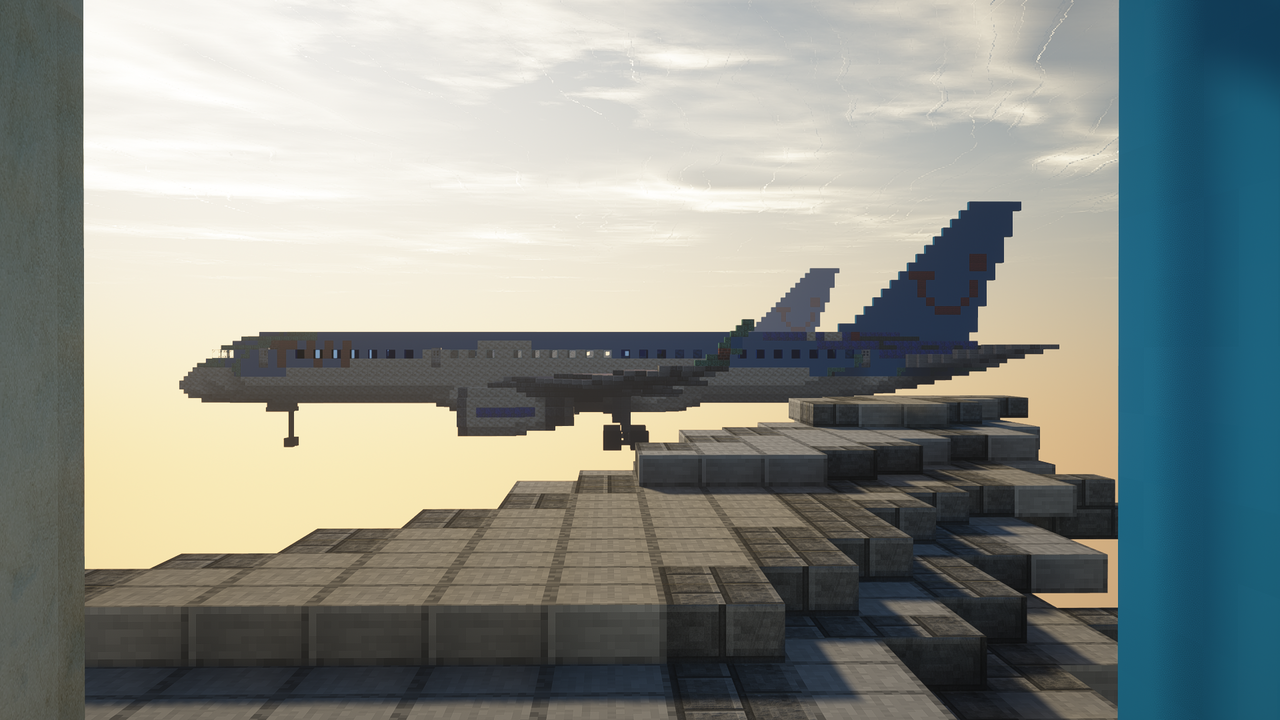 F'n'A Gaming Boeing 757-200 TUI UK(Thomson Airways) Minecraft Map