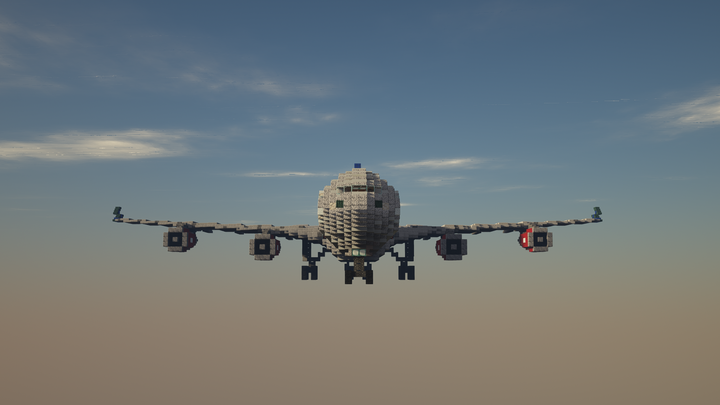 F'n'A Gaming Airbus A340-300 SAS(Scandinavian Airlines) Minecraft Map