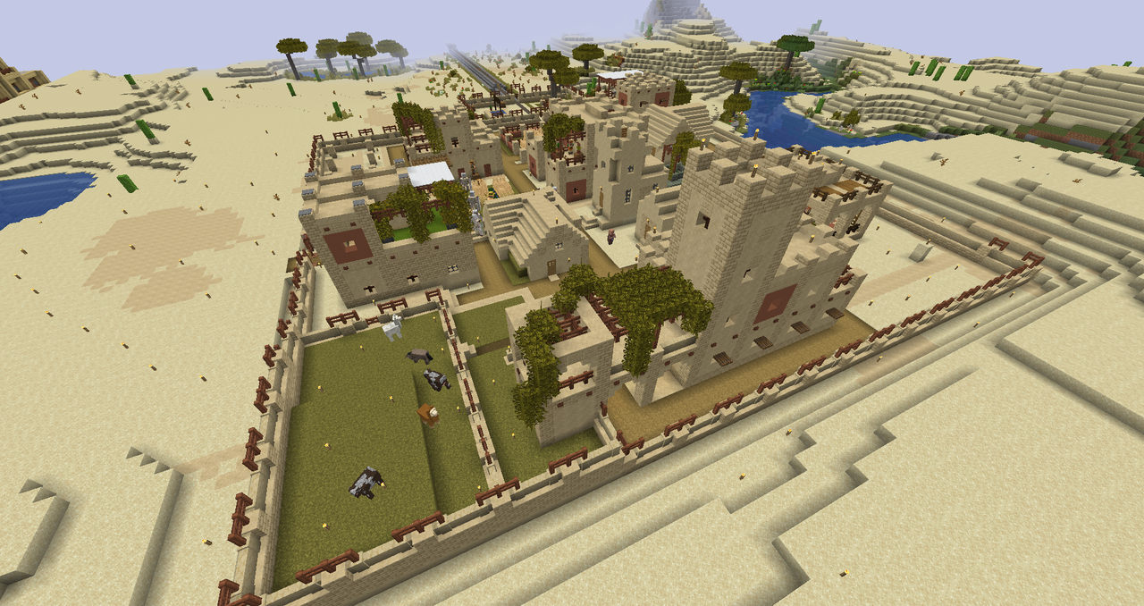 Desert Village Minecraft Map