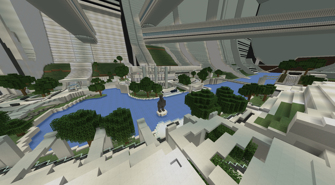 The Citadel from Mass Effect Minecraft Map