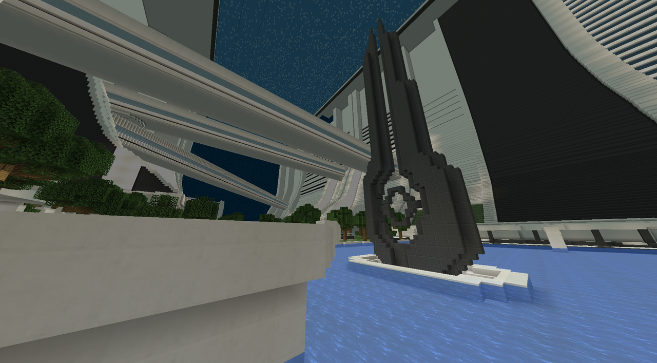 The Citadel from Mass Effect Minecraft Map