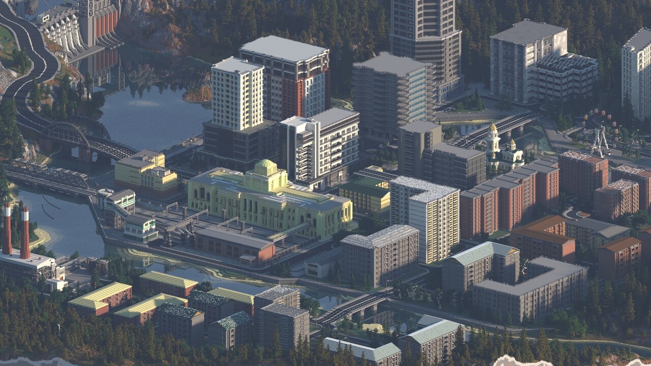 Mine-Z map, survival in Russia Minecraft Map