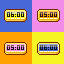 Gold Digital Clock Minecraft Texture Pack