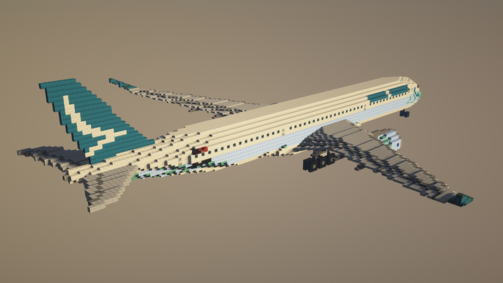 F'n'A Gaming Airbus A350-1000 Cathay Pacific Minecraft Map