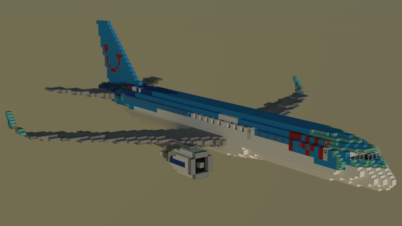 F'n'A Gaming Boeing 757-200 TUI UK(Thomson Airways) Minecraft Map