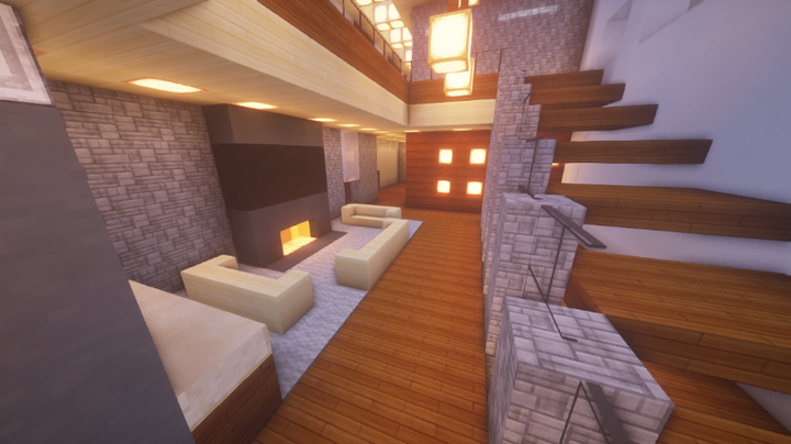 Mountain House (MAISON DE MONTAGNE) Minecraft Map
