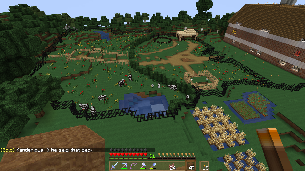 Large Modern House with 2nd floor music studio Minecraft Map