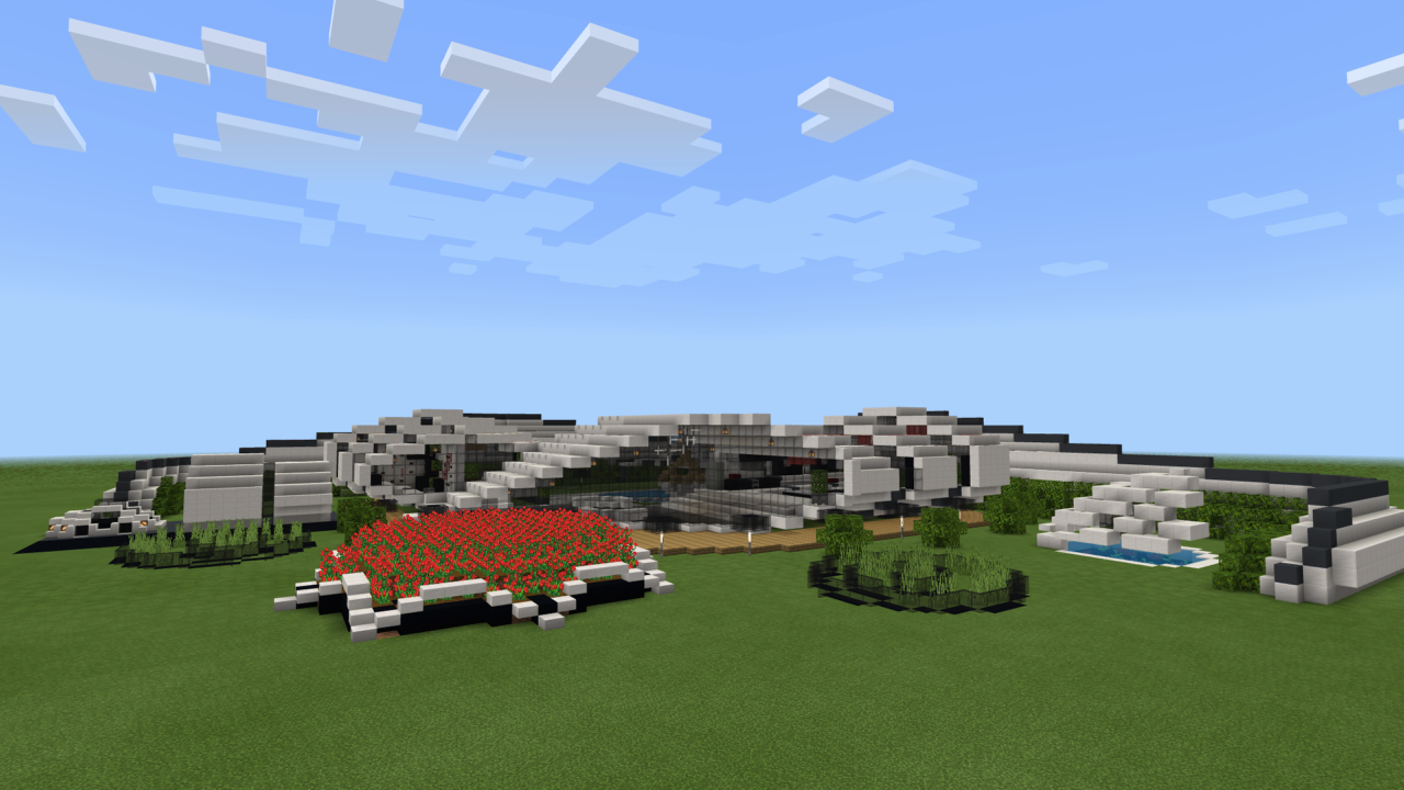 Futuristic House Minecraft Map