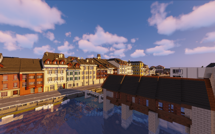 Minecraft Winter Town | Interlaken, Switzerland (Part 1) Minecraft Map