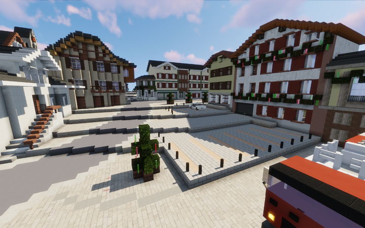 Minecraft Winter Town | Interlaken, Switzerland (Part 1) Minecraft Map