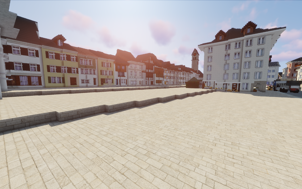 Minecraft Winter Town | Interlaken, Switzerland (Part 1) Minecraft Map