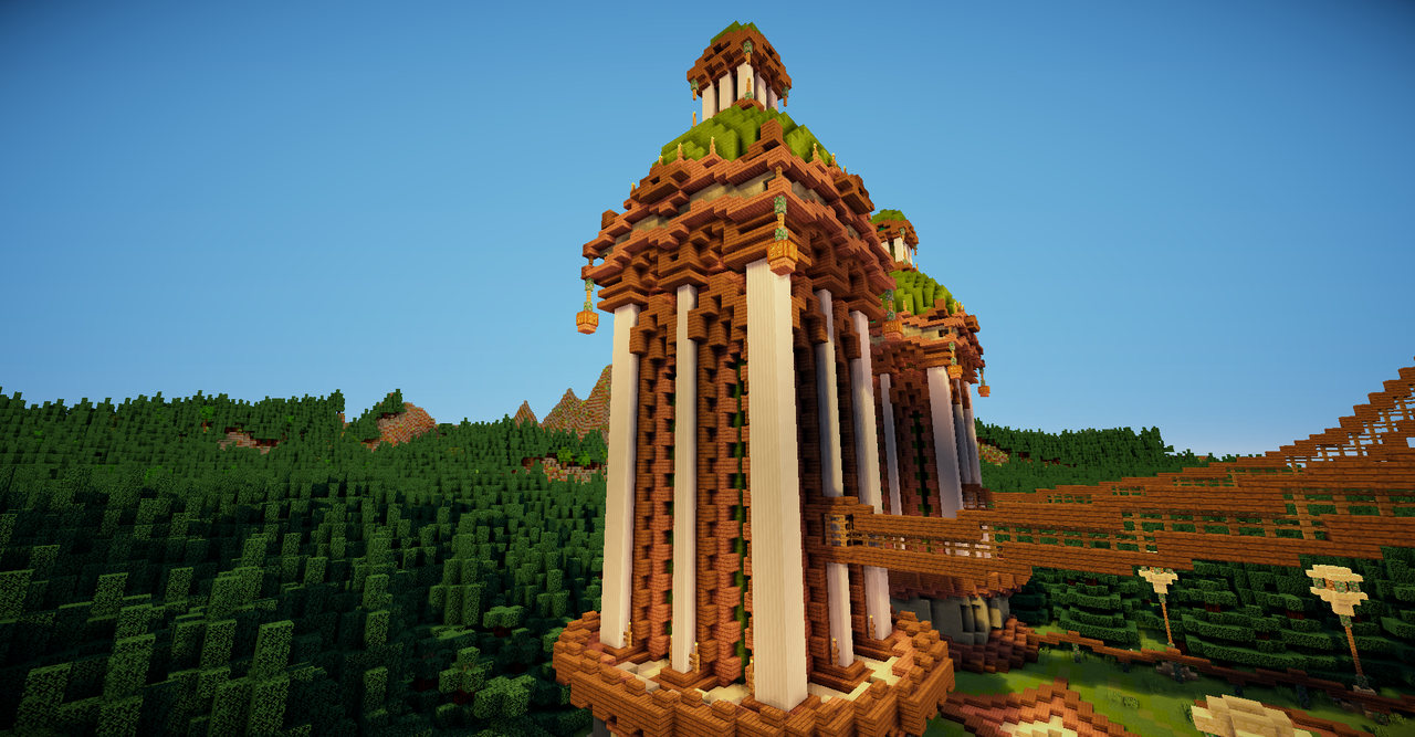 Eleysar - Forest Temple Minecraft Map