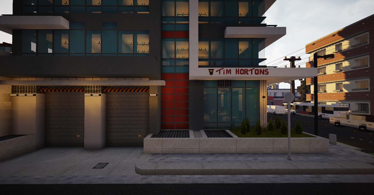 Tim Hortons - Vancouver Flagship Store Minecraft Map