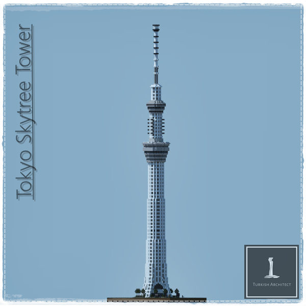 Tokyo Skytree Tower, Tokyo Japan (Full Interior) Minecraft Map