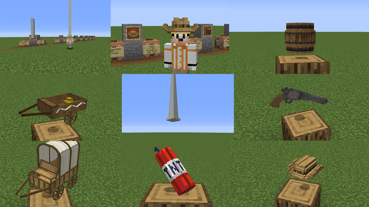 Cowboy Models - Map Minecraft Map