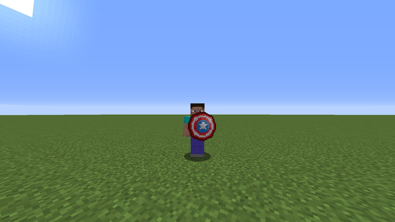 [UPDATED] Captain America Shield Minecraft Texture Pack