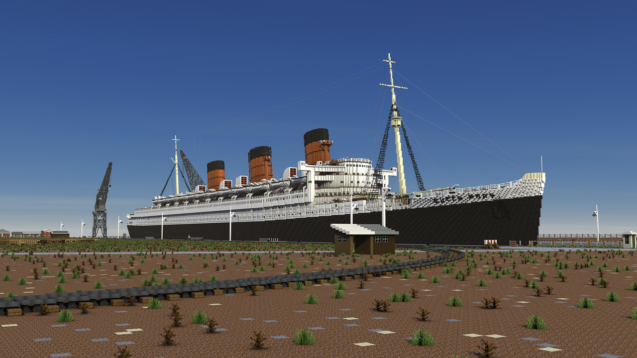RMS Queen Mary Minecraft Map