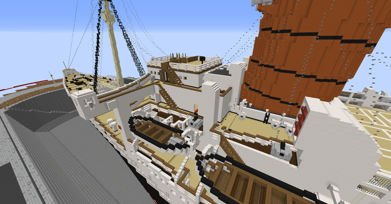 RMS Queen Mary Minecraft Map