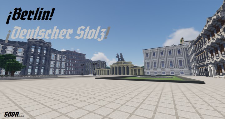 Reichstag and Berlin 1933+ Minecraft Map