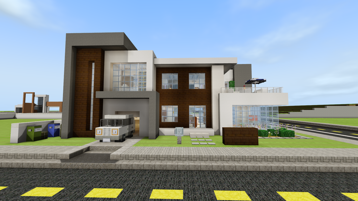 Modern House Minecraft Map