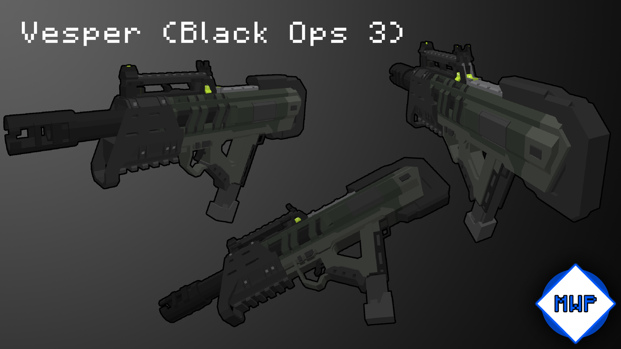 Modern Weapons Pack (3D Models) [1.12/1.13/1.14] Minecraft Texture Pack
