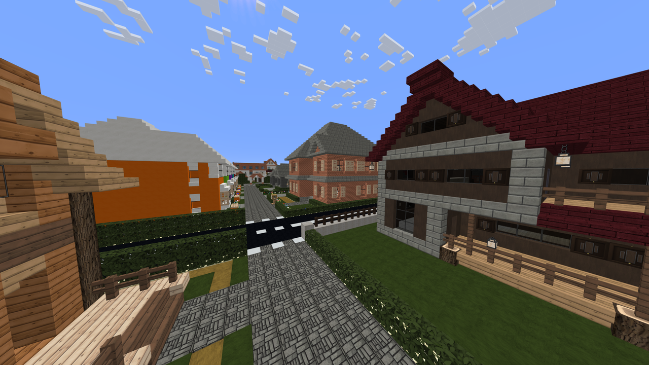 Realistic modern city Minecraft Map