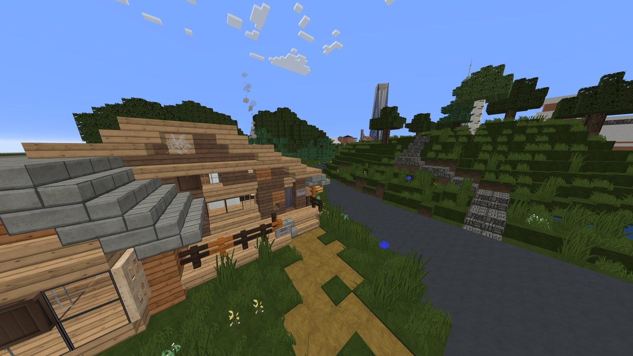 Realistic modern city Minecraft Map