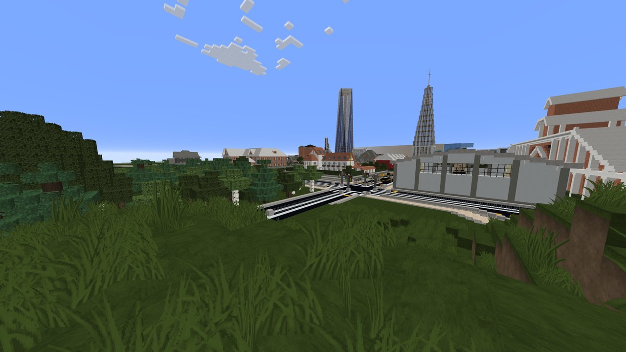 Realistic modern city Minecraft Map