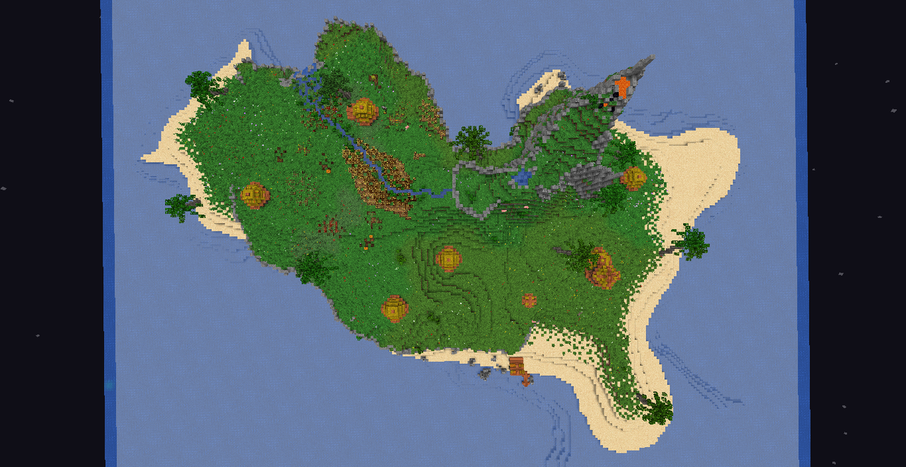Exotic lost island Minecraft Map
