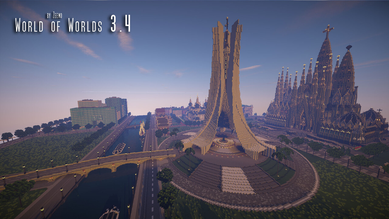 World of Worlds Minecraft Map