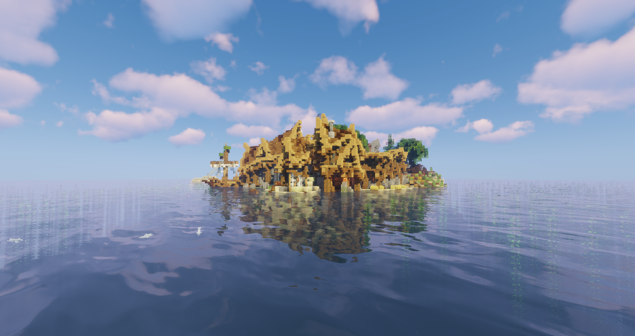 Medieval Island Settlement Minecraft Map