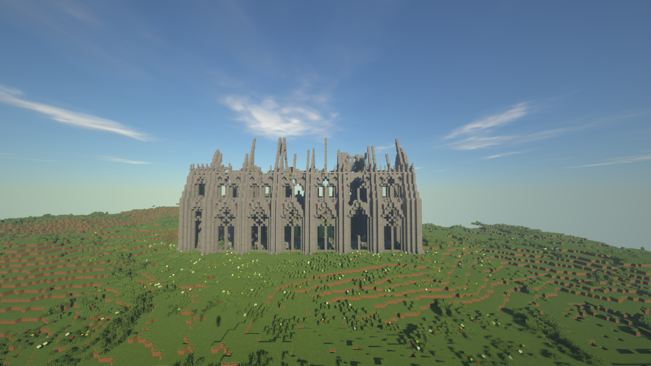 Ruined Gothic Church Minecraft Map