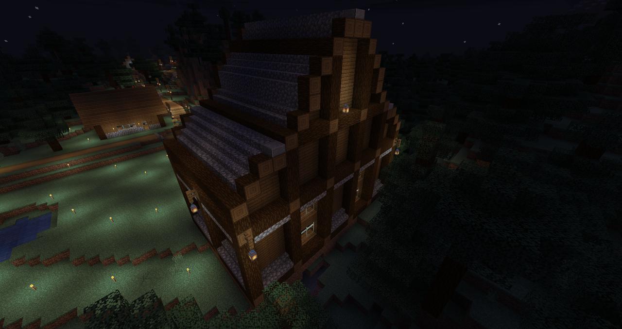 Simple Town hall / Courthouse building + Clock [1.15.2] Minecraft Map