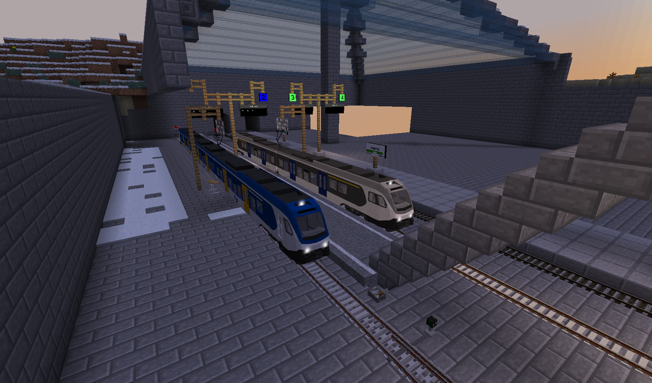 Simple Railways & Railroads Server Minecraft Server