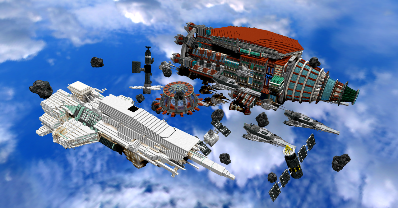 Orzlaka Space Spawn Minecraft Map