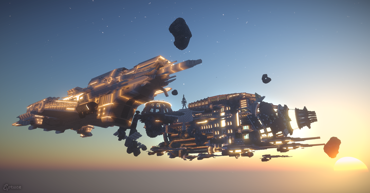 Orzlaka Space Spawn Minecraft Map