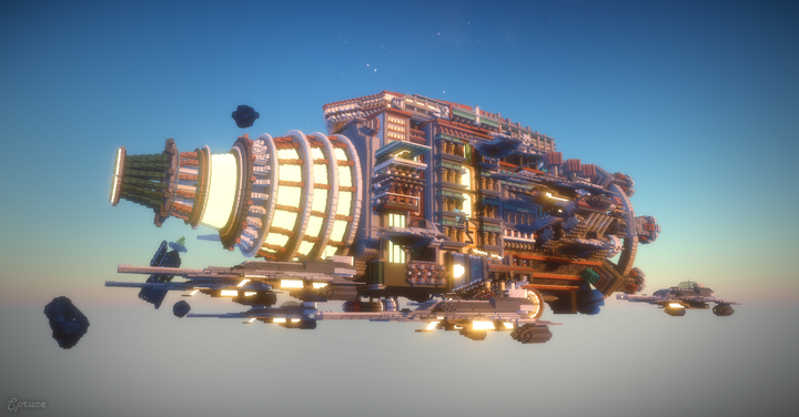 Orzlaka Space Spawn Minecraft Map