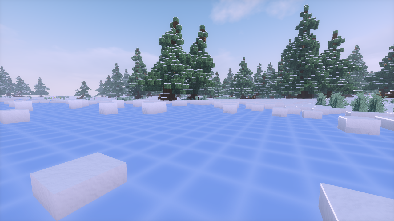 HCF/KITMAP Snow terrain (worldpainter) Minecraft Map
