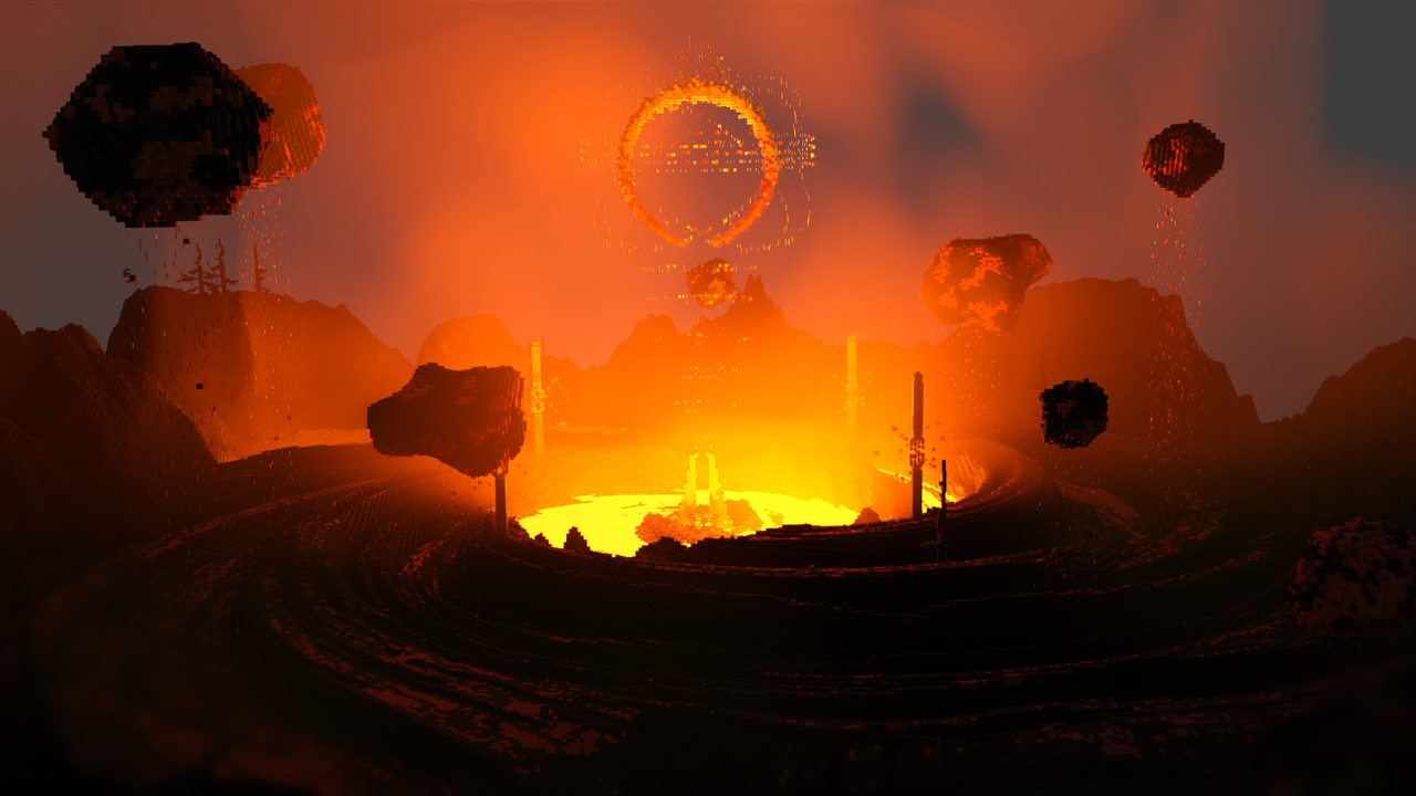 Small Nether Landscape! Minecraft Map