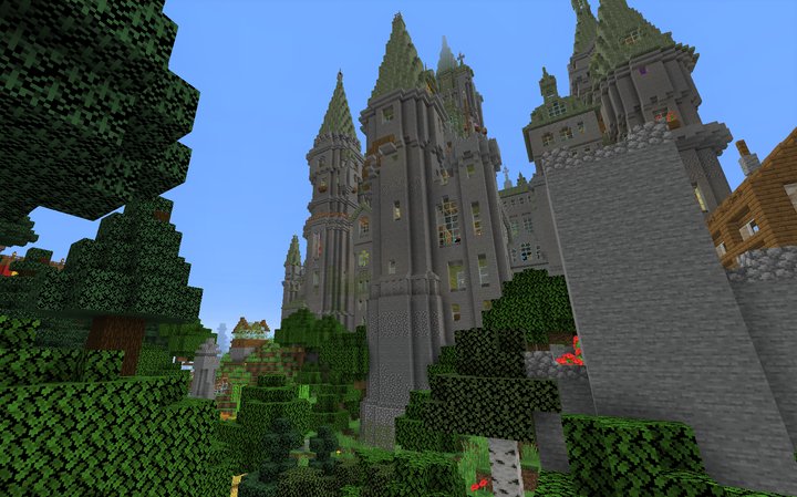 Hogwarts Castle (Book version, full interiors) Minecraft Map