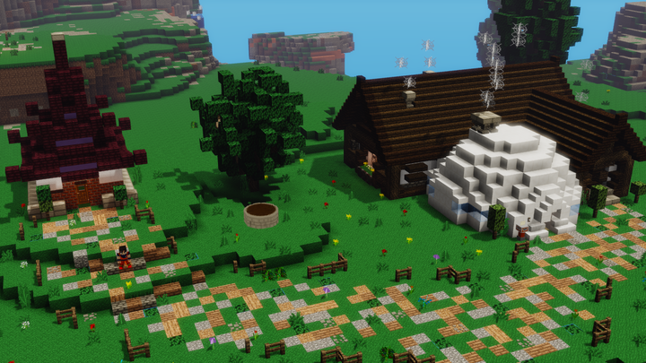 Goku's & Grandpa Gohan's House Minecraft Map