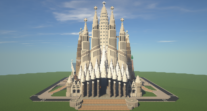 Basílica de la Sagrada Família Minecraft Map