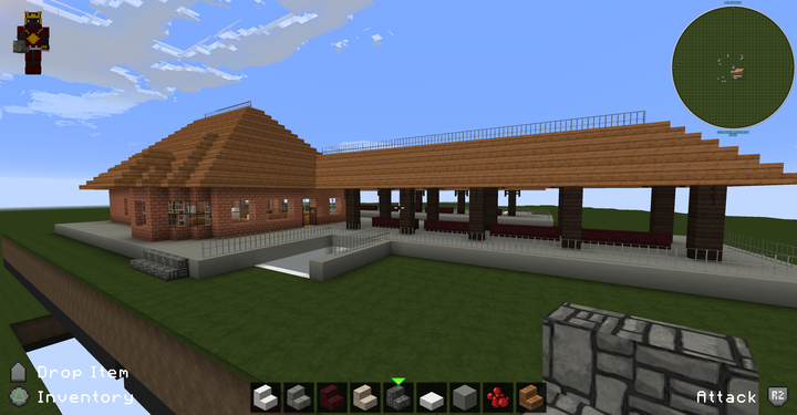 Simple Train Station Minecraft Map