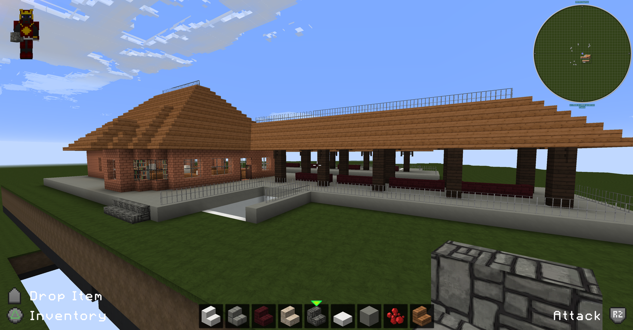 Simple Train Station Minecraft Map