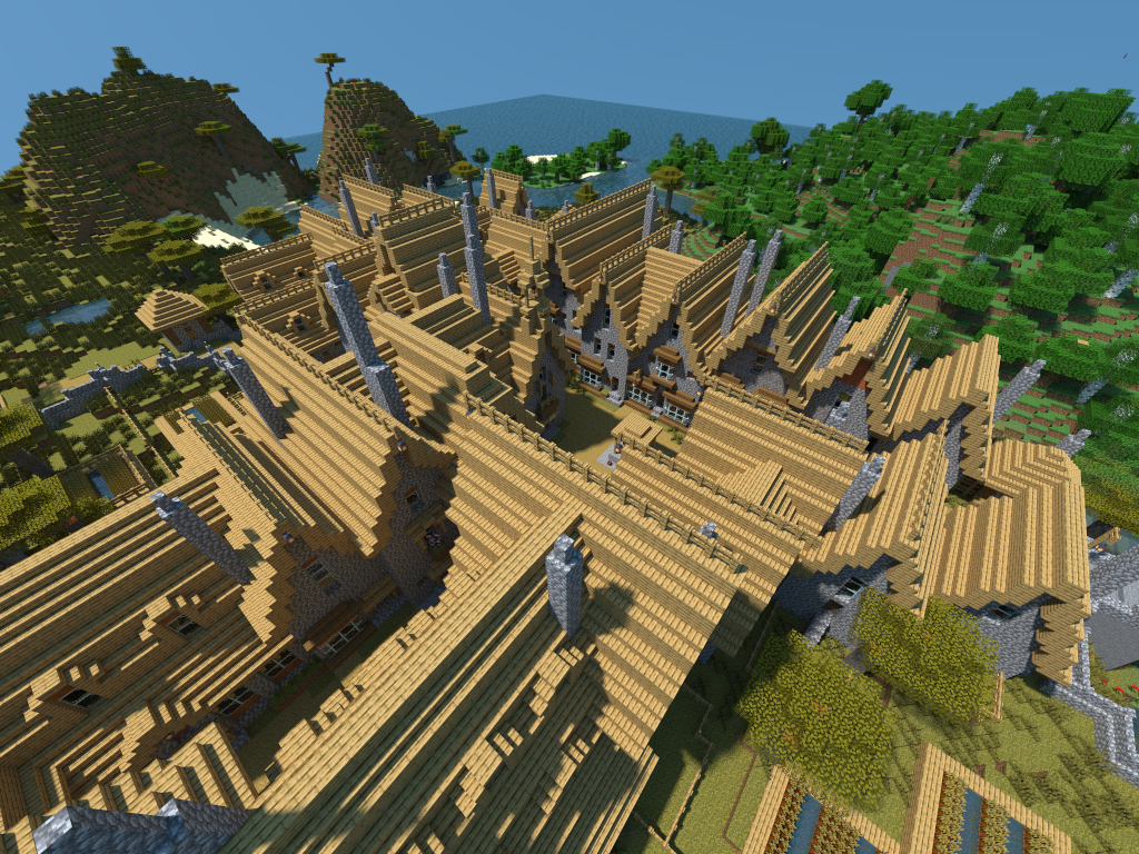 Hogwarts Castle (Book version, full interiors) Minecraft Map