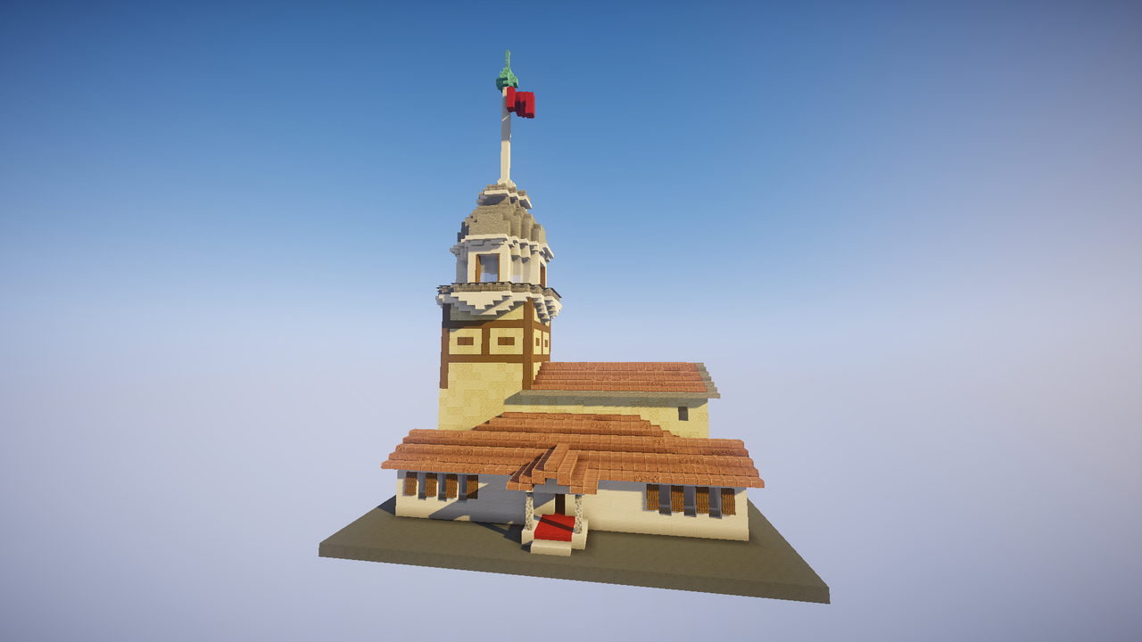 Maiden's Tower/Kız Kulesi 1:1 Scale İstanbul/Turkey Minecraft Map