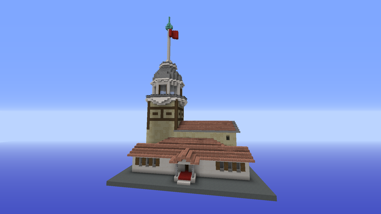 Maiden's Tower/Kız Kulesi 1:1 Scale İstanbul/Turkey Minecraft Map